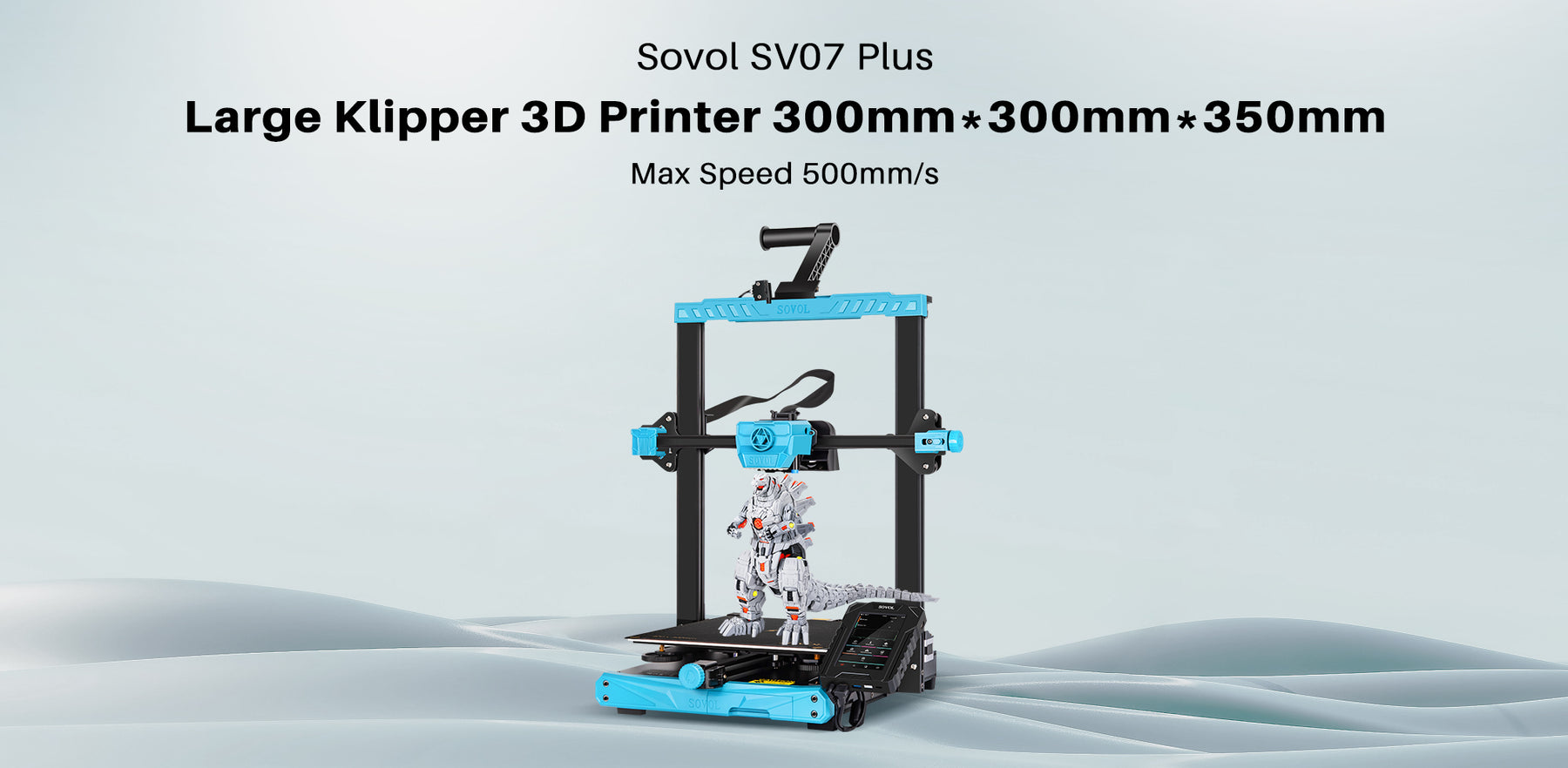 Sovol SV07 Plus Large Klipper 3D Printer Max Speed 500mm/s 300mm*300mm